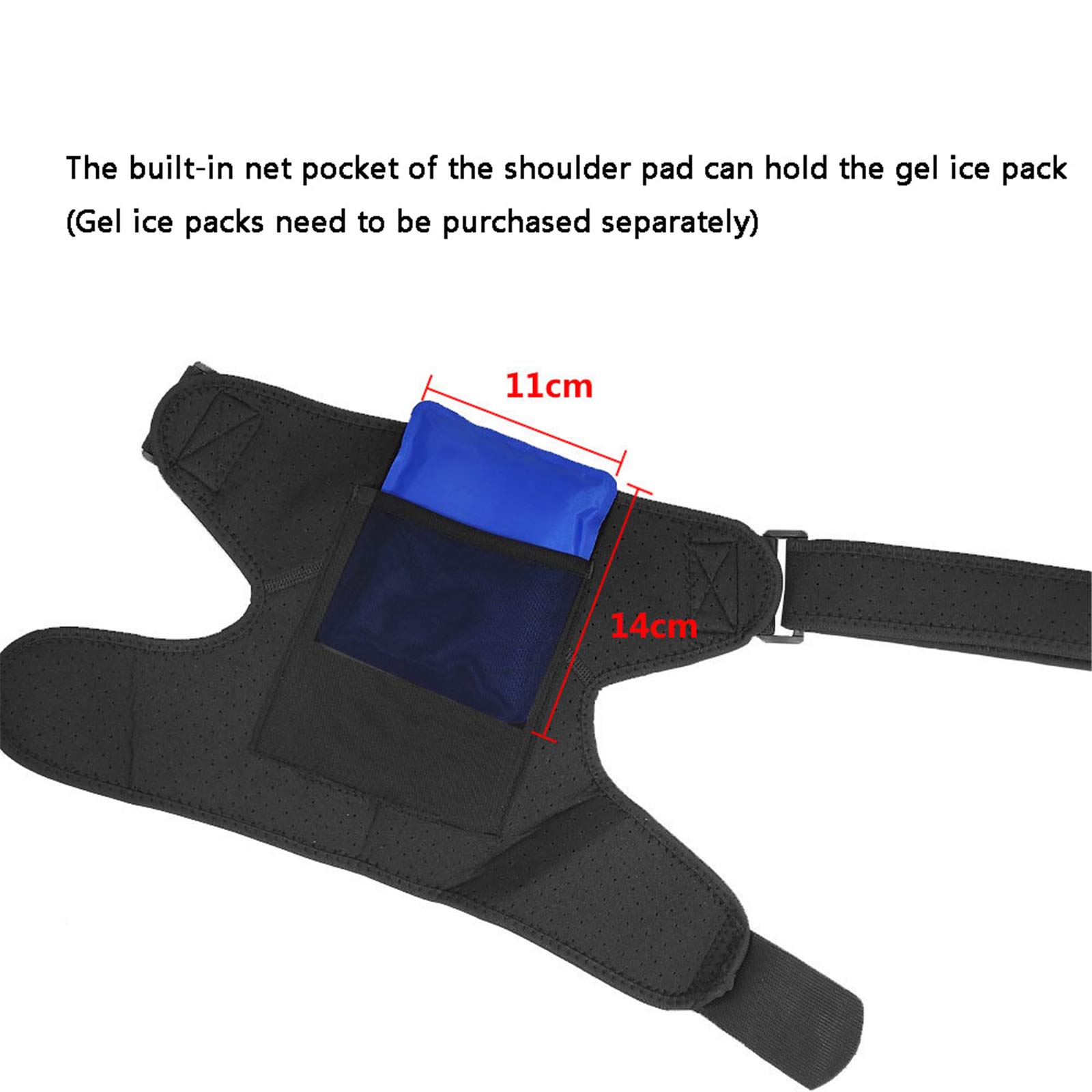 YUIJ Shoulder Brace for Men and Women,Orthopedic Care Compression Sleeve for Torn Rotator Cuff, Dislocated AC Joint, and Other Injuries