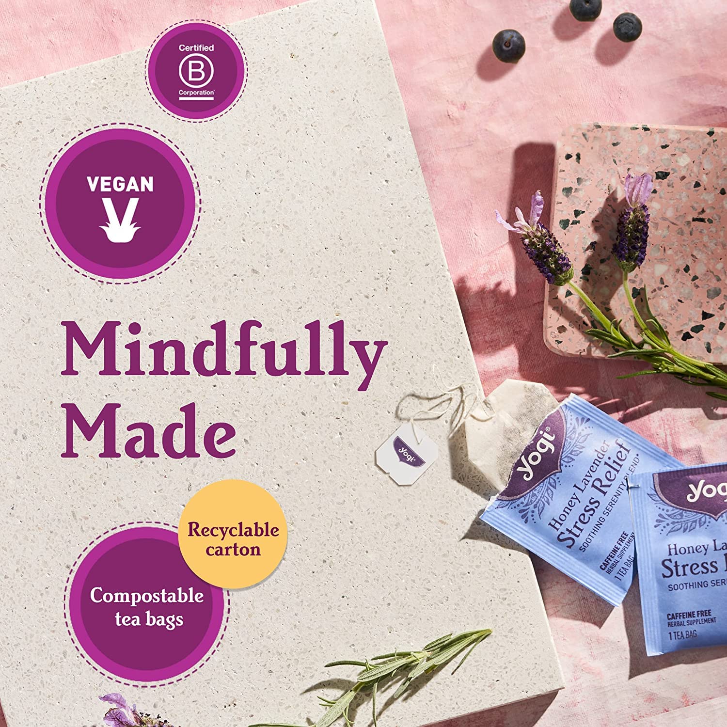 Yogi Tea - Morning Energy Variety Pack (3 Pack) Includes Peach Bergamot Bright Day, Rich and Robust Morning Vitality, Spiced Blackberry Focus - 48 Organic Tea Bags