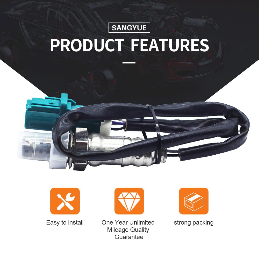 Sangyue Oxygen Sensor 1 Sensor 2 for Ford F-150 2004-2008 4.2L 4.6L 5.4L Lincoln Mark LT 5.4L 2006-2008 Upstream + Downstream 4PCS