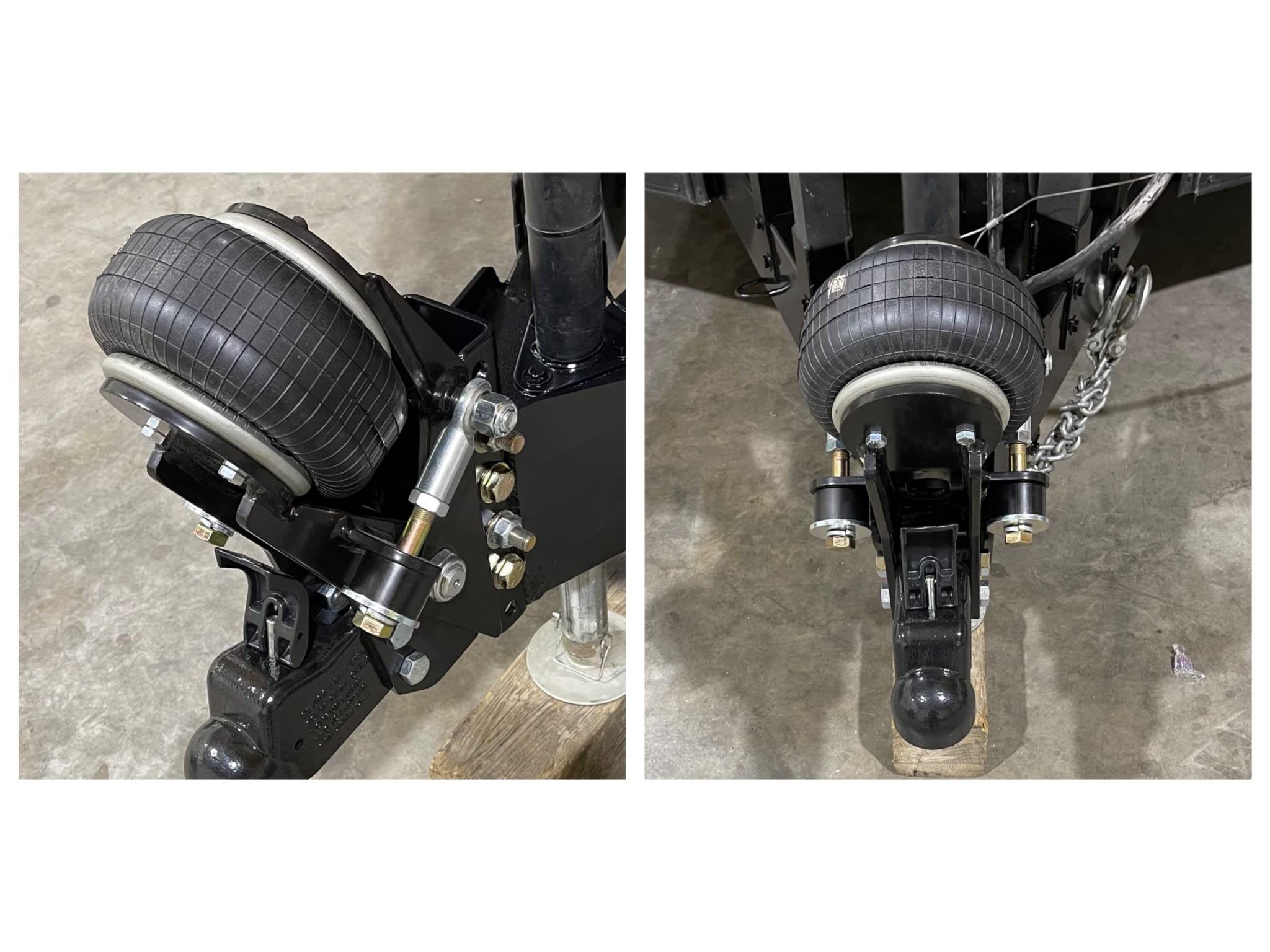 Shocker Air Trailer Tongue Mount Coupler 20,000 lbs for 2-5/16" Ball, Vertical Channel Mount w/ 2-5/16" Demco Coupler