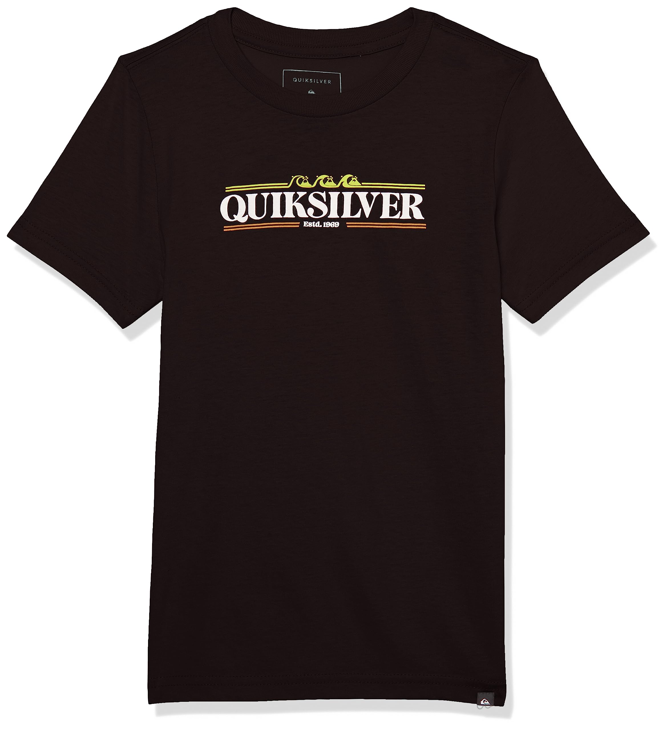 Quiksilver Boy's Gradient Line Tee Shirt, Black 233