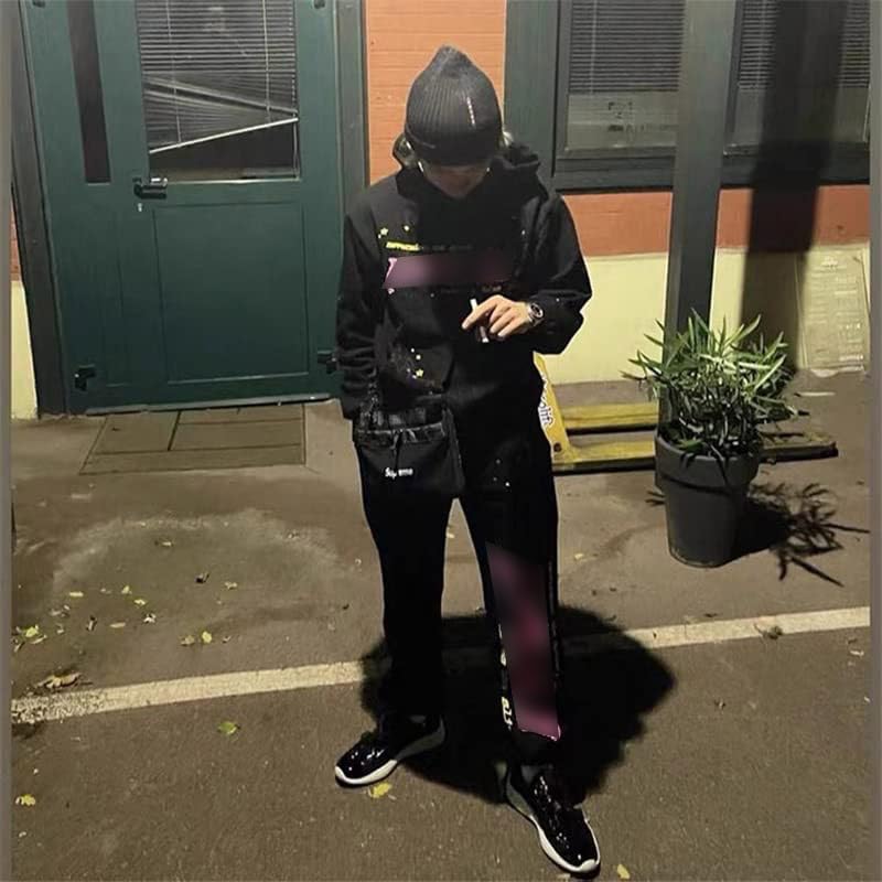 OATSBAS Hip Hop Spider Hoodie for Men Graphic Hoodies Tracksuit Pullover Sweatshirt for Women Men (Medium,Black Top 1)