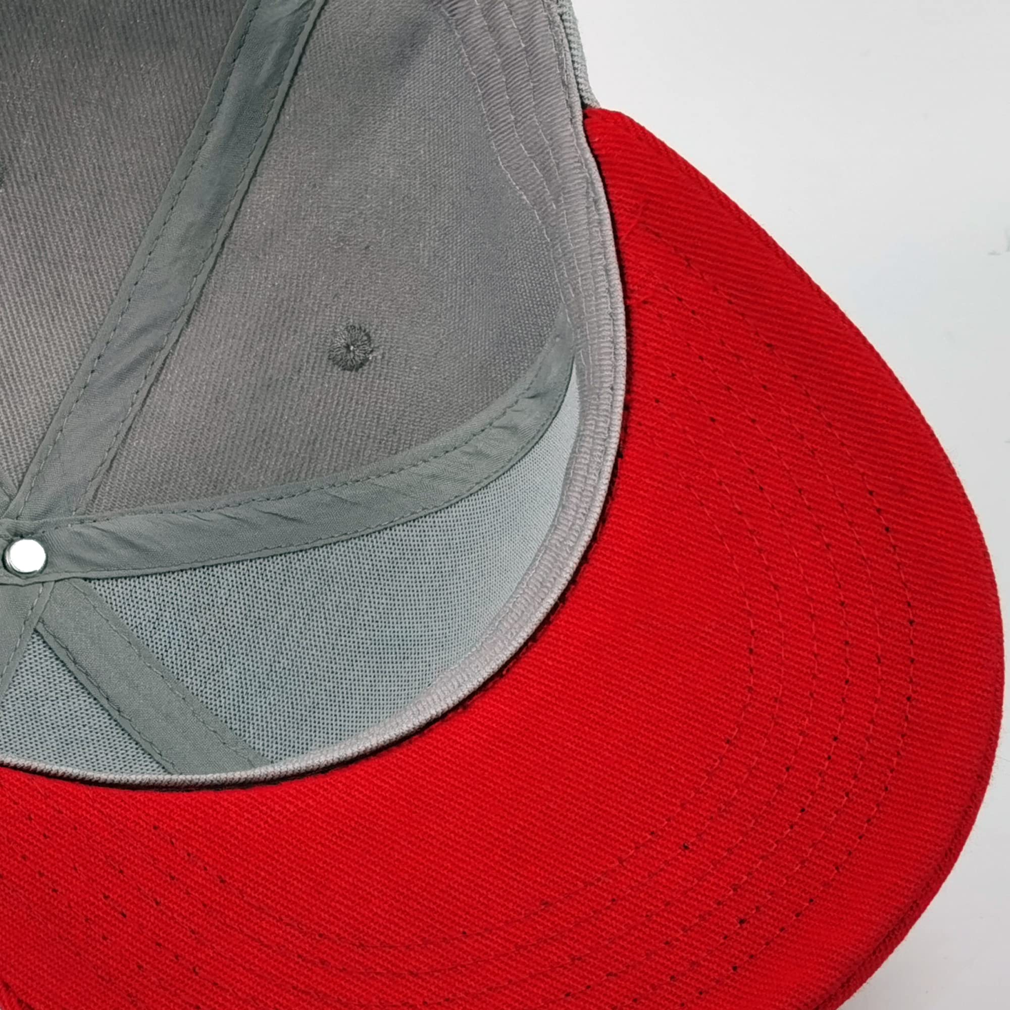 zommna 90s Ghostbusters Baseball Hat Ghost Embroidered Baseball Cap Hiphop Snapback Hat Red Gray