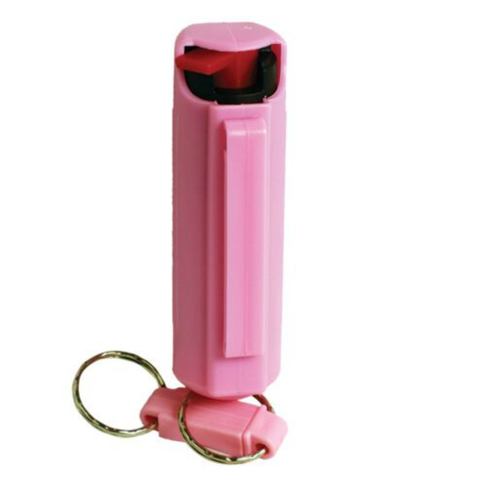Self Defense Protection Bundle (1) Runt 20 Million Volt Stun Gun (1) Pepper Shot .5 OZ O.C. Pepper Spray with Quick Release Key Ring