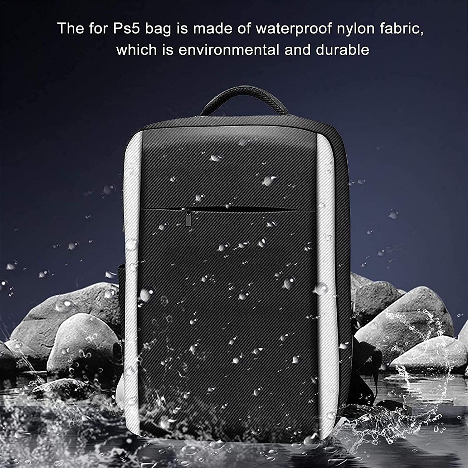 spolis Carrying Case for Ps5, Console Carrying Case compatible with Playstation 5 and Digital Edition,Travel Bag for Playstation Controller