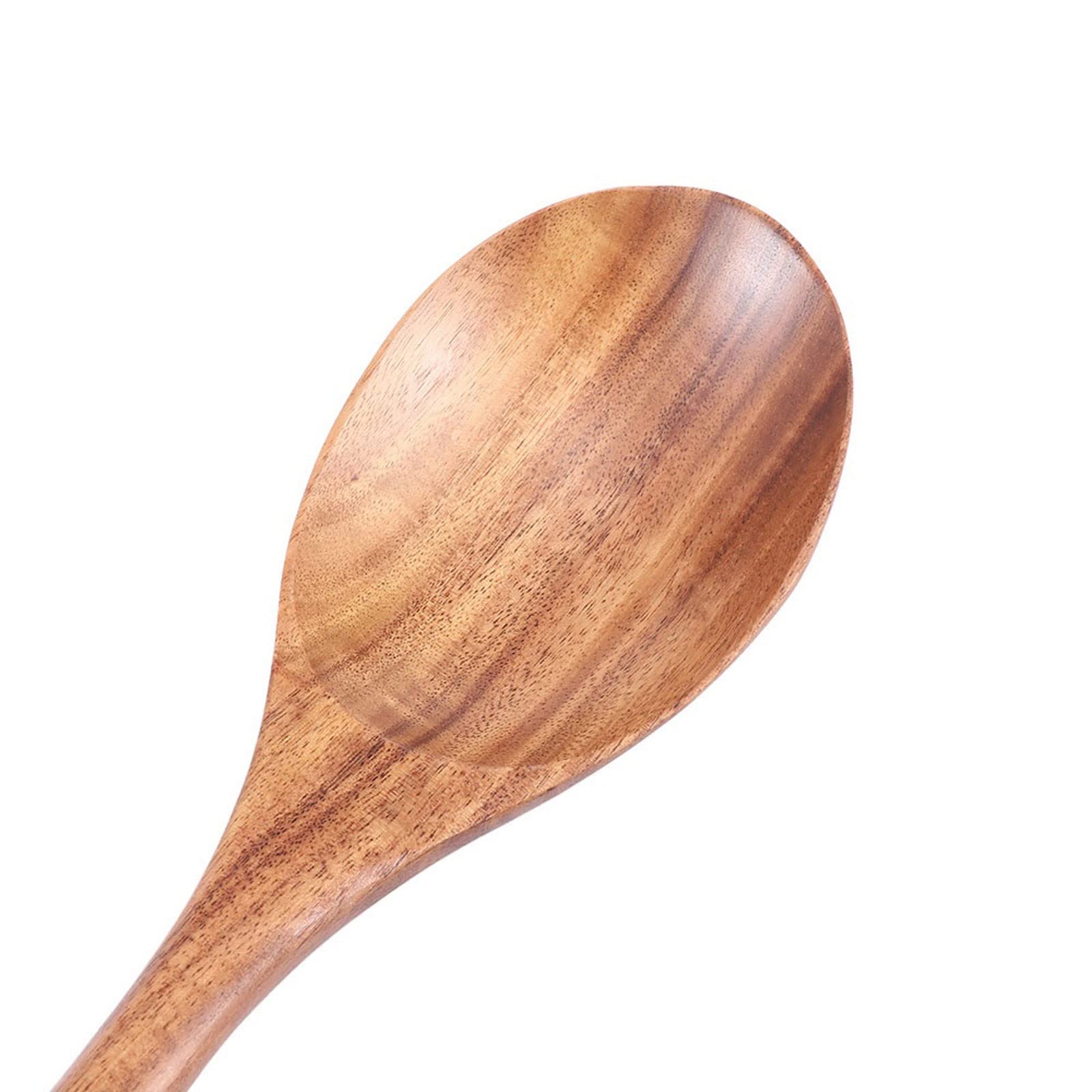 SEWALL Kitchen Wooden Spoon Set Large Salad Dinner Spoons Wood Fork Spoon Cutlery Set Wooden Utensils Tableware Dinnerware Sets