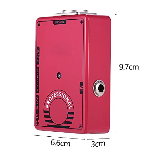 ZYZMH D-7 Professional DI Box Guitar Effect Pedal with Ground Lift Switch XLR Out Guitar Pedal for Electric Guitar Accessories