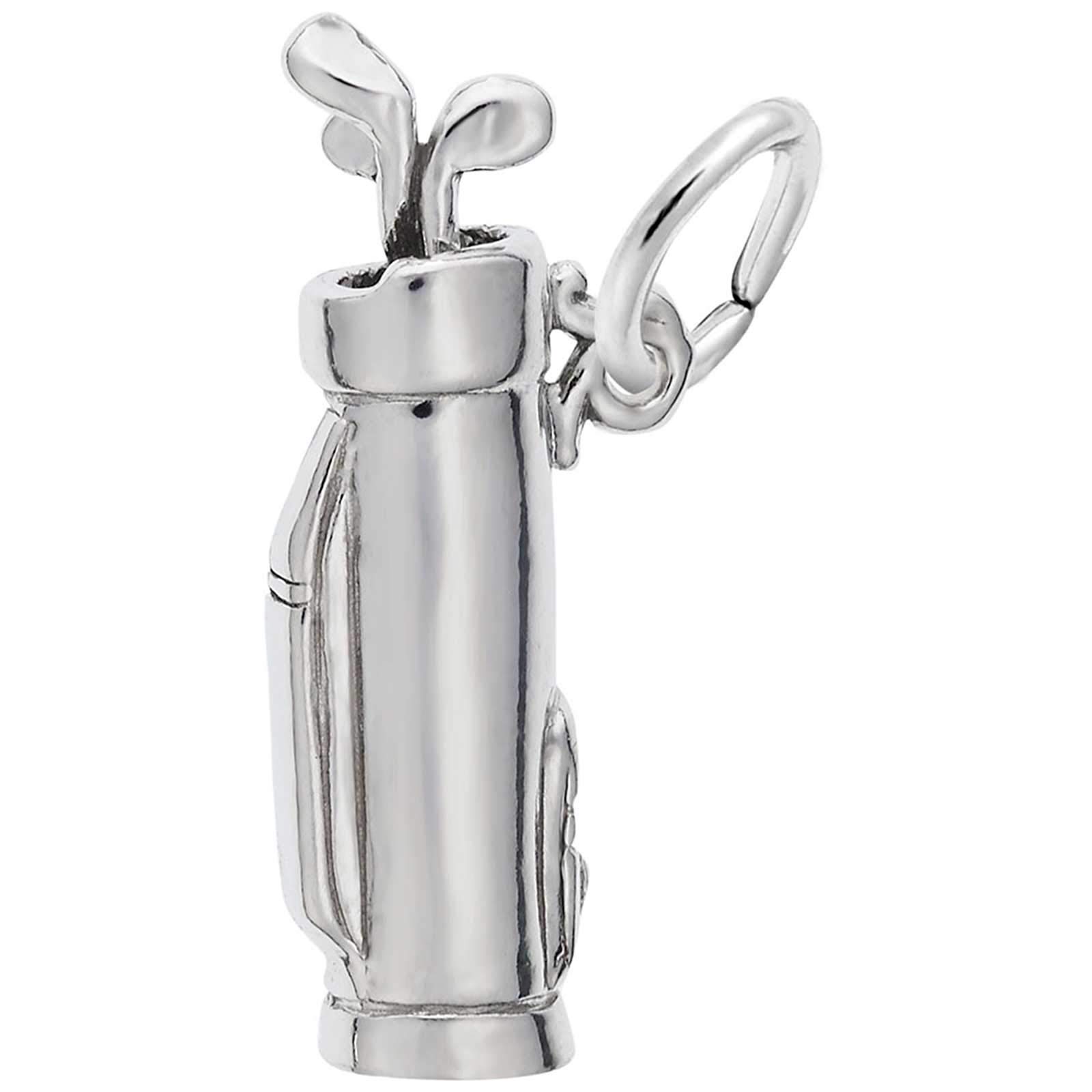 Rembrandt Charms Golf Clubs Charm, Sterling Silver