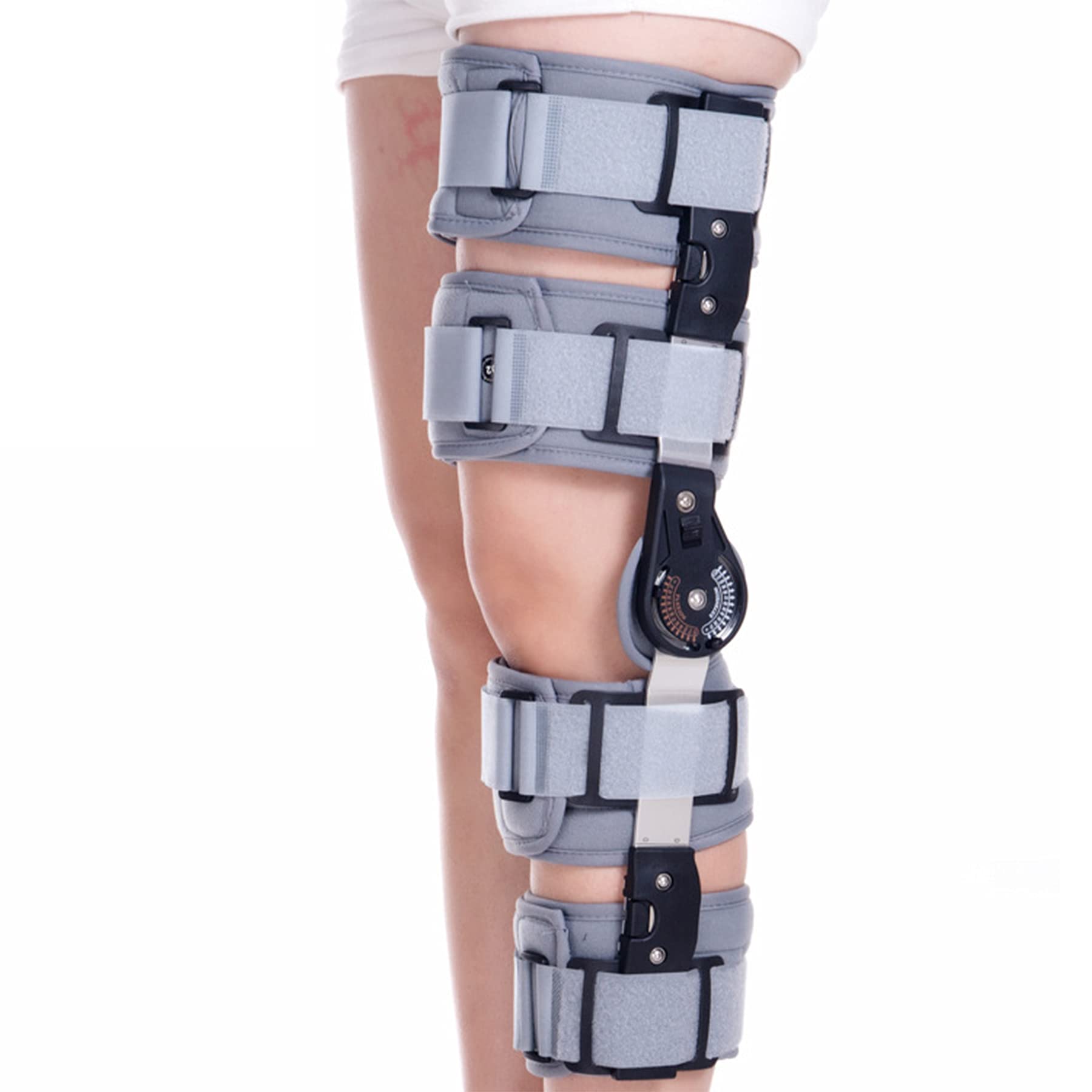 WILLQ Adjustable ROM Leg âstabilizer Recovery Immobilization After Surgery for Arthritis ACL PCL Meniscus Tear Osteoarthritis Post Op Recovery Leg Stabilize Patella Injury Brace
