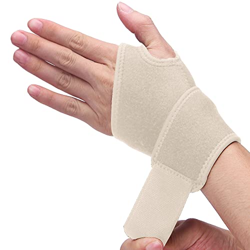 Wrist Brace for Carpal Tunnel, Breathable and Adjustable Wrist Support Brace for Arthritis and Tendinitis, Wrist Compression Wrap for Pain Relief, One Size Fits Left or Right Hand – Single