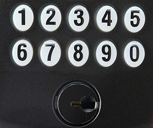 SCHLAGE FE595 CAM 716 16-211 10-063 Camelot by Georgian Keypad Knob with Flex Lock, Aged Bronze