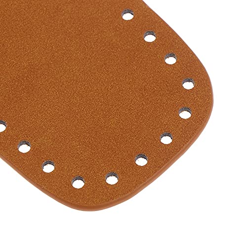 ZYKHD 4Pcs/Set Artificial Leather Shoulder Bag Bottom Strap Replacement for DIY Knitting Crochet Handbag Sewing Accessories (Color : Brown)