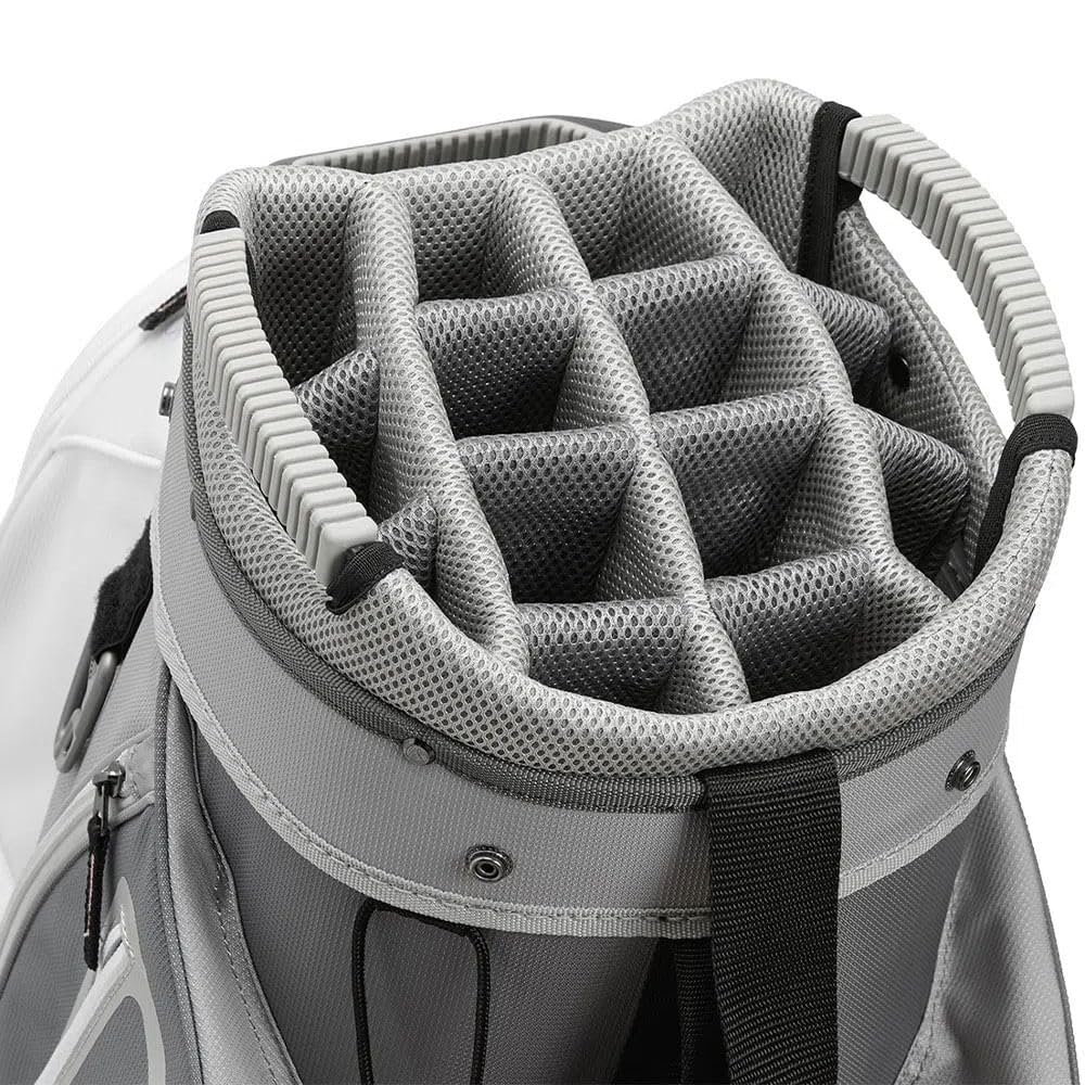 Taylormade Women's Select ST Cart Bag, Kalea, 14-Way top, Cool Gray, Lavender
