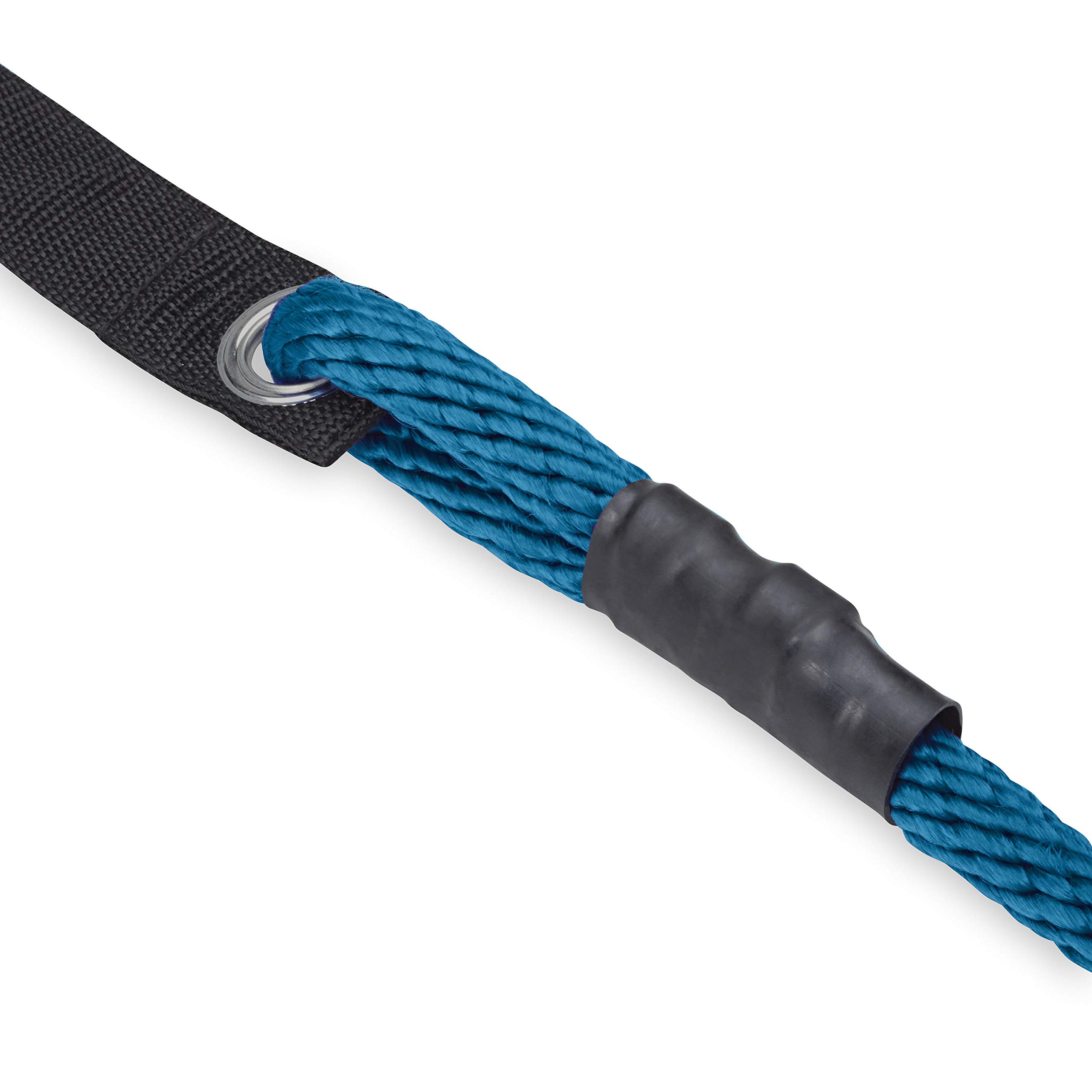 SPRI Stretch Rope - 9ft Stretching Strap Foot Hand Loops for Yoga, Pilates, Exercise/Fitness, Physical Therapy, Dance, Gymnastics, Hamstring Stretcher, Blue