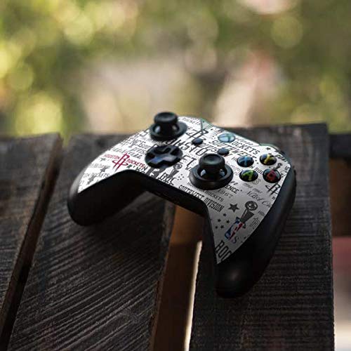 Skinit Decal Gaming Skin compatible with Xbox One S Controller - Officially Licensed NBA Houston Rockets Historic Blast Design