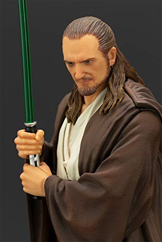 Star Wars: The Phantom Menace: Qui-Gon Jinn ArtFX+ Statue, Multicolor