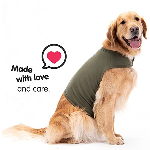 YEPETS Anti-Stress Suit for Dogs. 95% Cotton Relaxing and Calming Jacket (X-Small, Midnight Black)