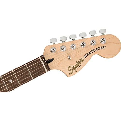 Squier Affinity Series Stratocaster Electric Guitar, with 2-Year Warranty, Charcoal Frost Metallic, Laurel Fingerboard