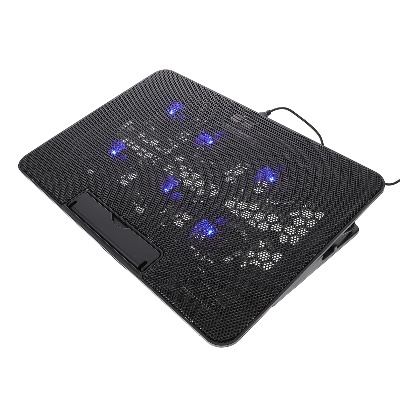 UKCOCO Computer Radiator Laptop Cooling Pad Laptop Stand Portable Laptop Fan Cooler Laptop Stand Cooler Laptop Stand for Desk Cooling Stand Laptop Mount Bracket Plate Plastic Notebook S6