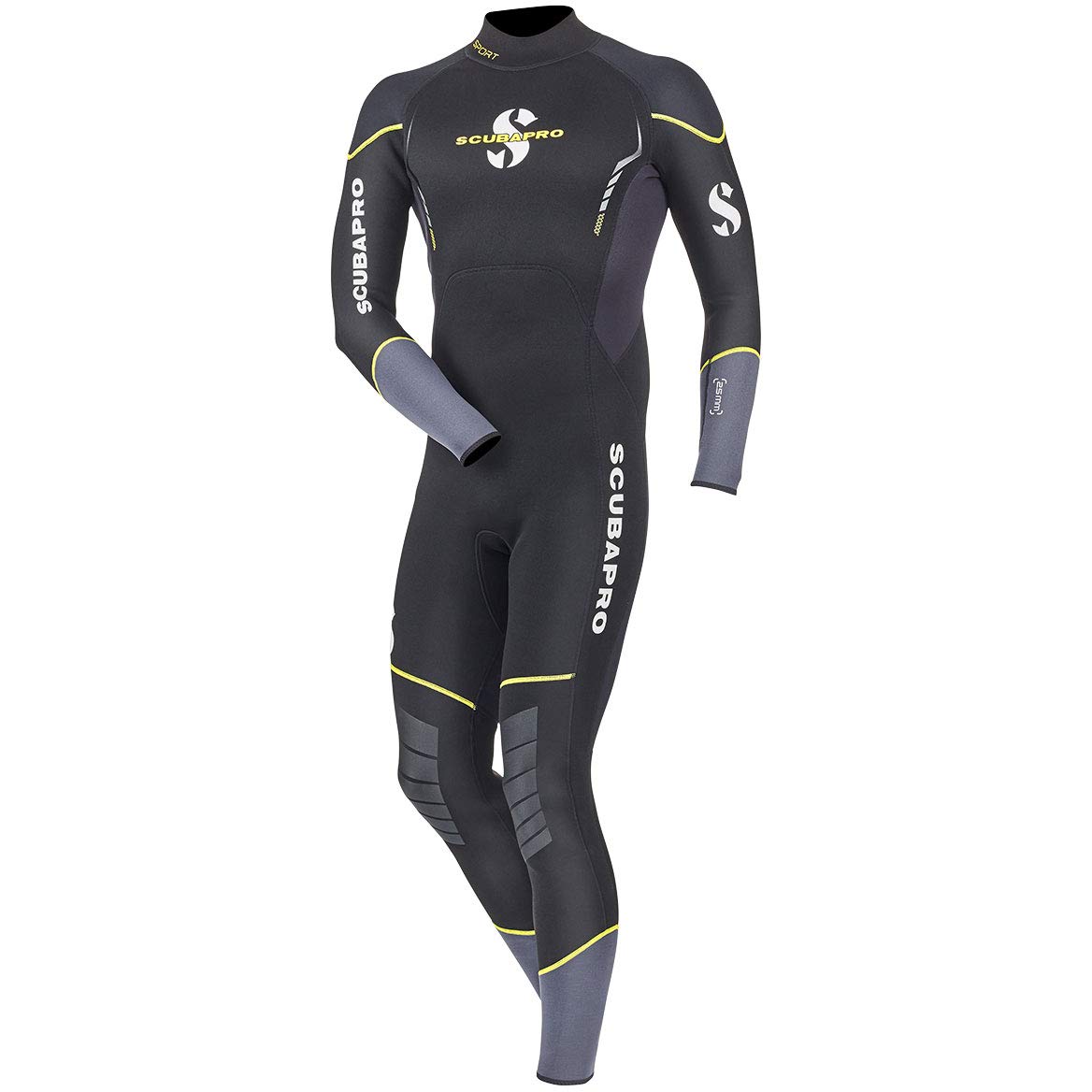 Scubapro Sport Steamer 2.5mm Men's, Black/Yellow