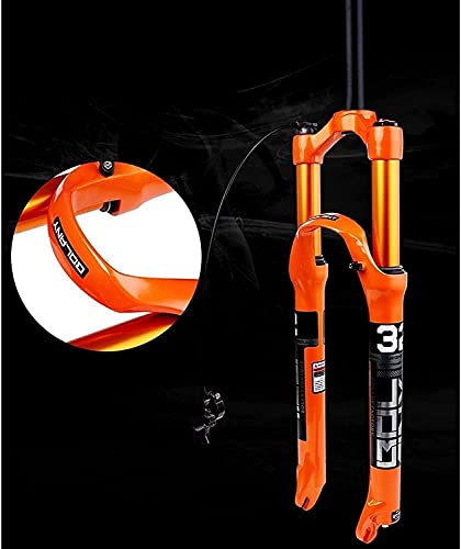 YZPTD Fork 26/27.5/29 Inch Mountain Bike Fork, 100mm Magnesium Alloy Air 32 HL RL MTB. Bike Fork Lock for Bicycle Accessories