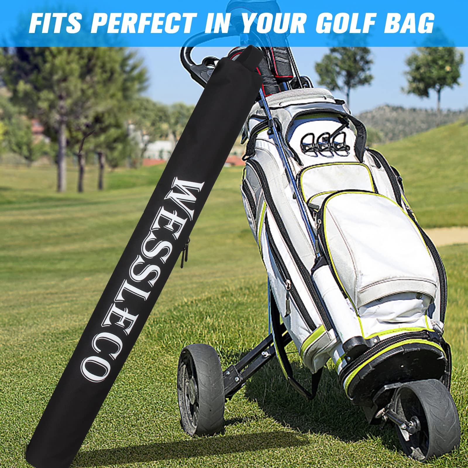 Wessleco Beer Cooler Bag, Beer Sleeve Golf Cooler Bag for Cans Fully Insulated Can Cooler Sleeves