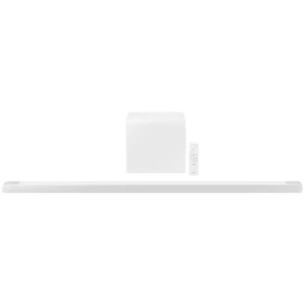 SAMSUNG QN65LS03BAFXZA 65 inch The Frame QLED 4K UHD Quantum HDR Smart TV 2022 Bundle 3.1.2ch Soundbar with Wireless Dolby Atmos/DTS:X White 2022