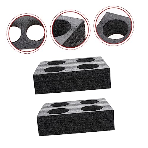 ULTECHNOVO 10 pcs takeout coffee carrier disposable coffee tray takeaway cup tray take out drink holder coffee takeout tray cold drinks carrier takeout packing tray epe Porous coffee cup