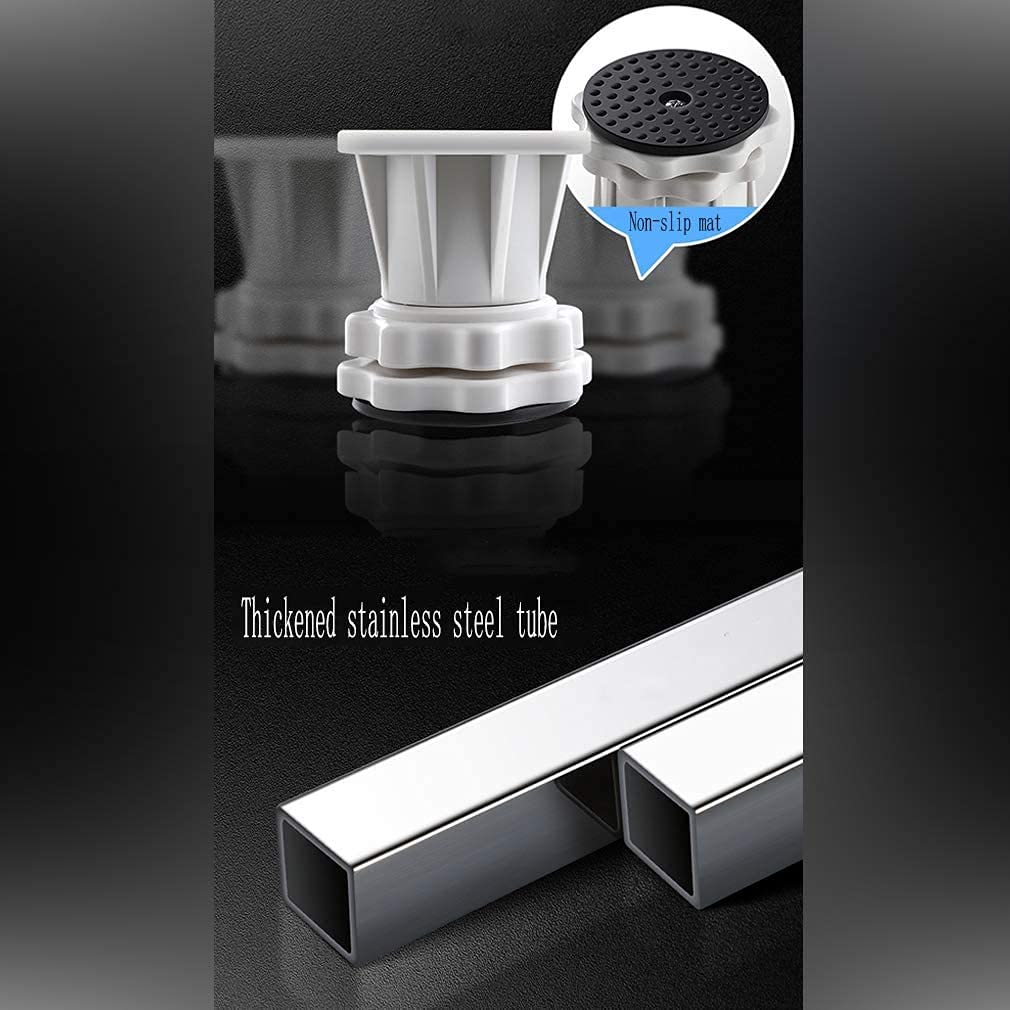 RatsCh Heavy Duty Washing Machine Base Adjustable Machine Base Stand Length/Width 52-66cm Refrigerator Tumble Dryer Holder Bracket Base for Dishwasher Ice Maker Plant Container (Size : 8 Legs)