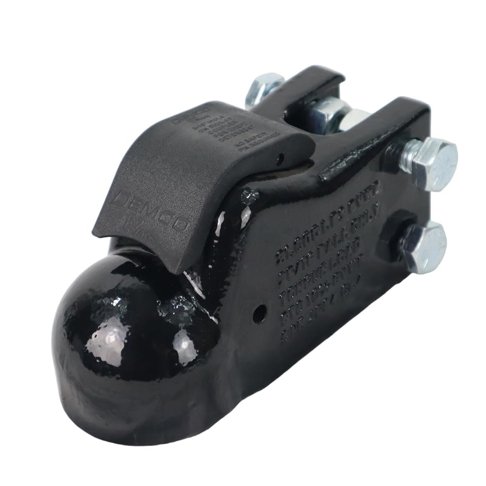 Shocker Air Trailer Tongue Mount Coupler 20,000 lbs for 2-5/16" Ball, Vertical Channel Mount w/ 2-5/16" Demco Coupler