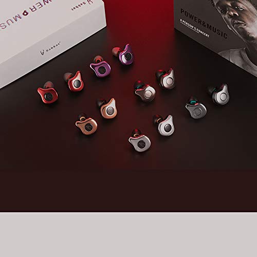 Sabbat E12 Ultra TWS Bluetooth 5.0 True Wireless HiFi Earbuds, Sweatproof Noise Canceling Earphones with Built-in Mic for Sports (Sliver)