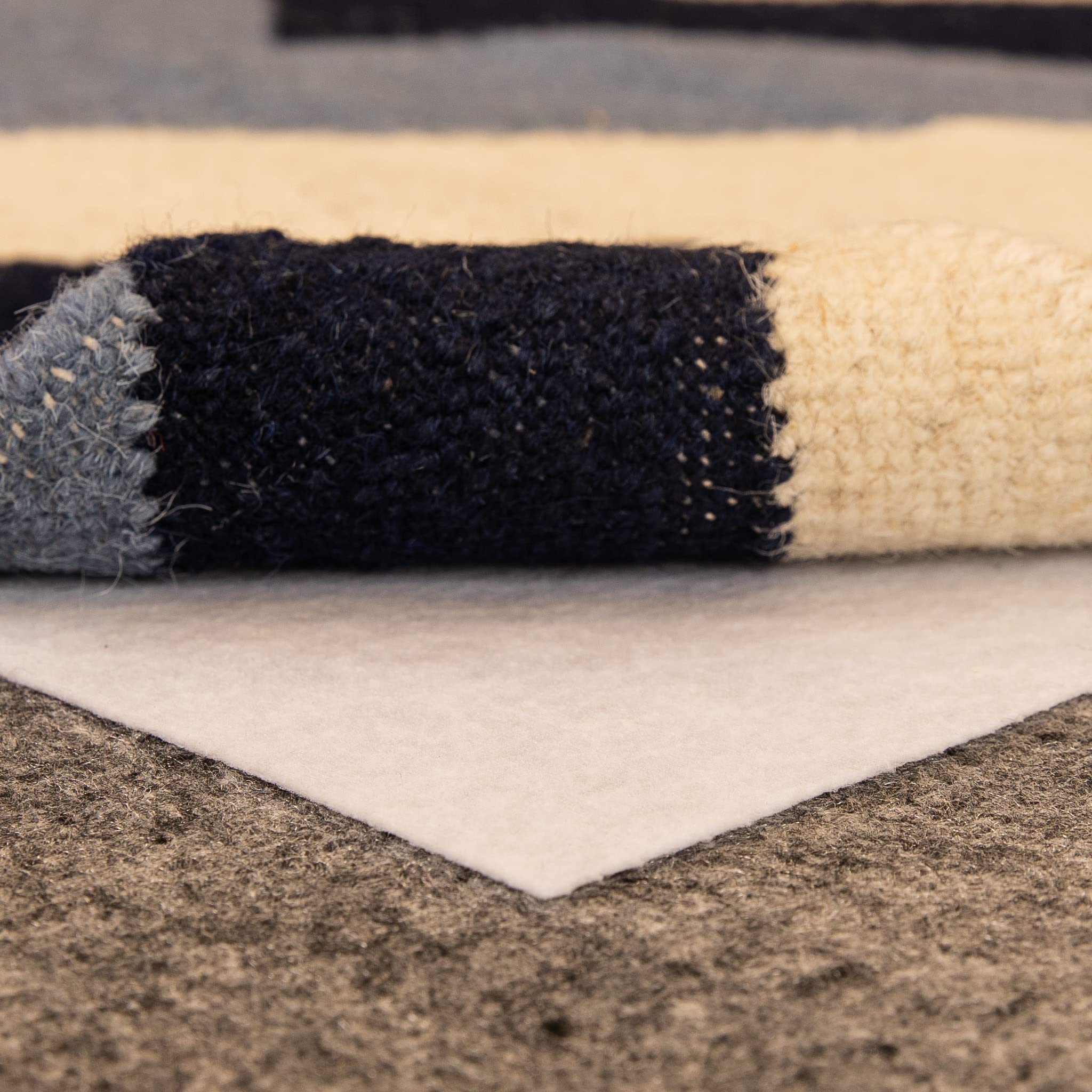 Slip-Stop Magic Stop Rug on Carpet Non-Slip Rug Pad for Area Rugs and Runner Rugs, USA-Made Rug Gripper for Carpet Over Carpet Keeps Rugs in Place On Carpet, 2' x 10'
