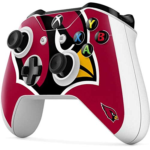 Skinit Decal Gaming Skin Compatible with Xbox One S Controller - Officially Licensed NFL Arizona Cardinals Large Logo Design