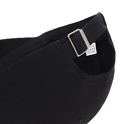 Voilipex 4 Pack Baseball Cap for Women Men Low Profile Cotton Dad Hat Adjustable Plain Hat (Smile Face Black, White, Beige, Turquoise)