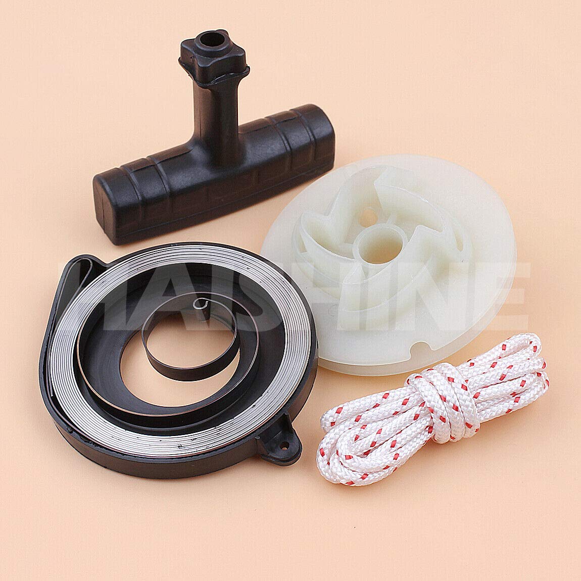 Starter Pulley Spring Kit for 445E 450 455 460 Rancher Chainsaw L8