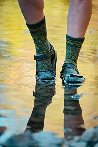 Showers Pass 100% Waterproof Breathable Lightweight Multisport Unisex Socks (Forest Camo - Small/Medium)