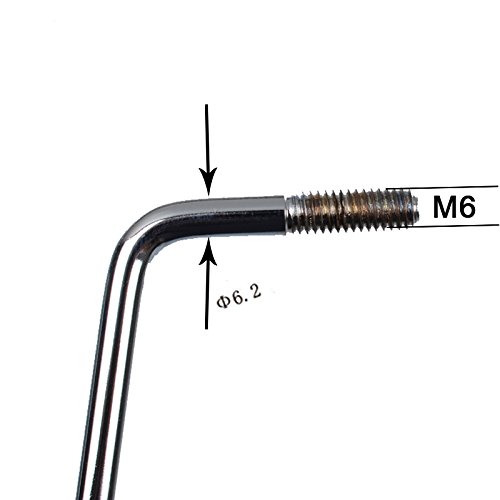 SHPHUE 6MM Screw-in Electric Guitar Tremolo Arm Whammy Bar (Black)