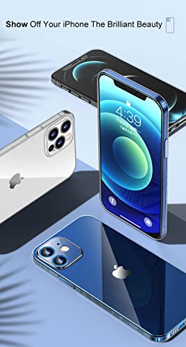 ZEZHOU Crystal Clear iPhone 11 Pro Case with Camera Lens Protector, Non Yellowing, Upgraded Soft Inner Silicone Bumper Shockproof Military Grade Drop Protection Thin Phone Case for iPhone 11 Pro 5.8"