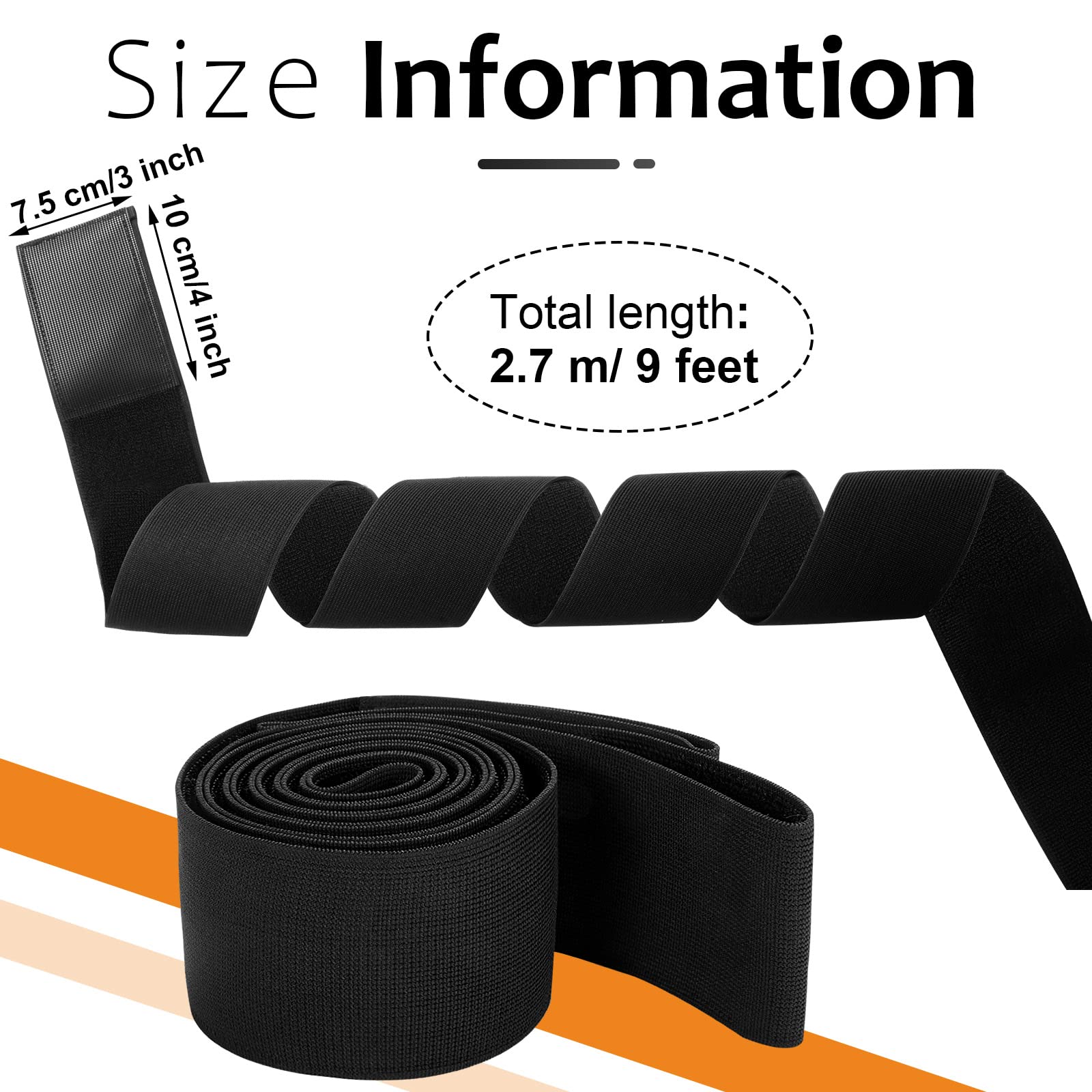 Toy Blocker for Under Couch Blocker for Under Sofa Adjustable Bed Blocker Under Couch Blocker for Toys from Going Under Sofa (2 Pack, 3 x 106 Inch) (2, 3 x 106 Inch)