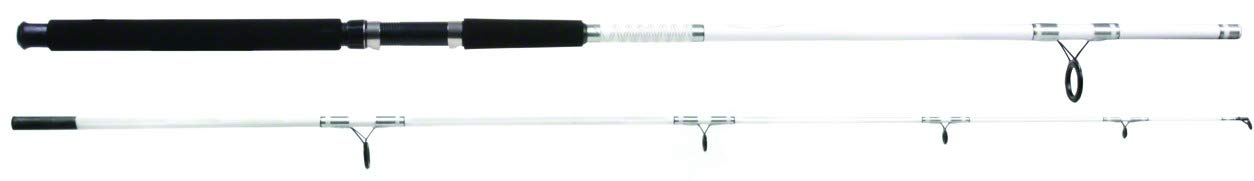 Sea Striker 12-Feet Surf Spinning Rod, 2-Piece, White/Silver Finish