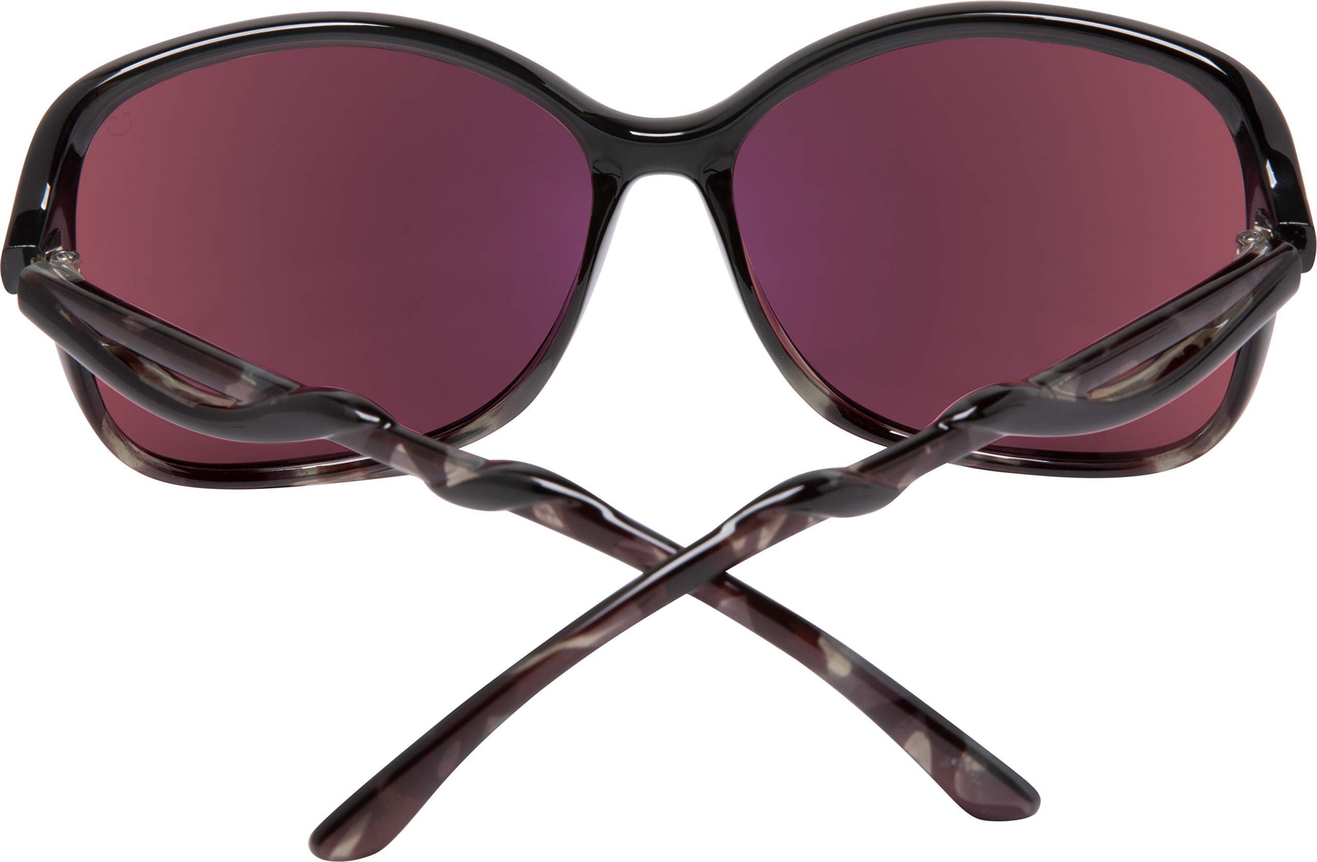 SPY Optic Fiona Black/Smoke Tort/Happy Rose/Midnight Spectra Mirror One Size