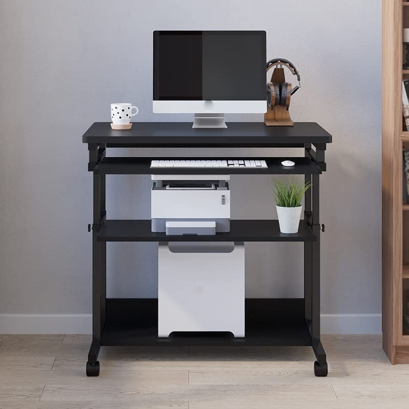 SCKTFS Removable Bedside Computer Desk Place The Printer Table Lazy Lifter Office Small Computer Desk (Color : E, Size : 60 * 48CM)