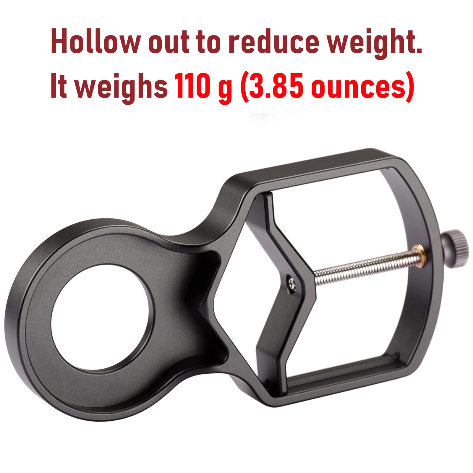 Spotting Scope Magnetic Phone Mount Adapter, Universal Smartphone Mount for Spotting Scope, Telescope, Microscope, Monocular, Binocular. Fits iPhone, Samsung, LG and More Cell Phone
