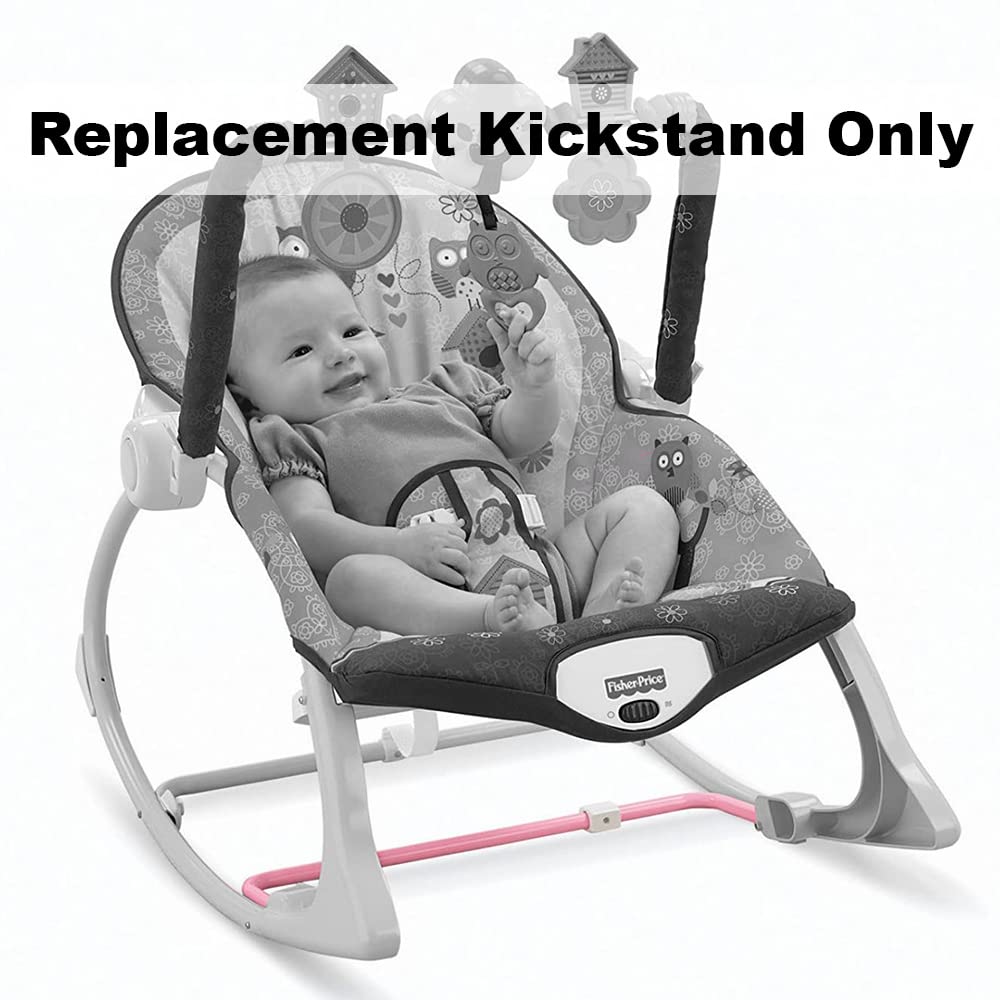 Replacement Part for Fisher-Price Infant to Toddler Rocker Sleeper - X7032 - Pink Owls - Replacement Kick Stand