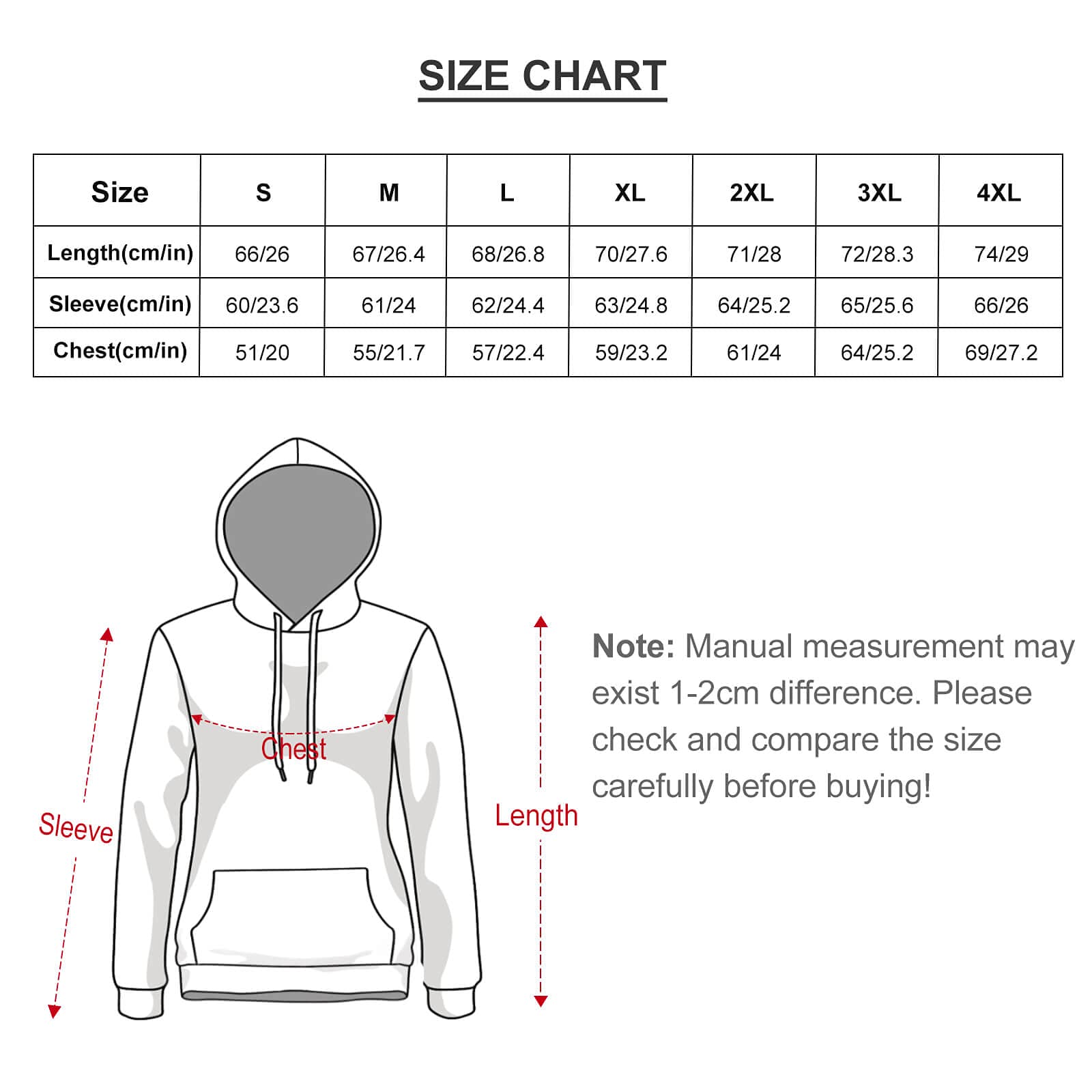 ZHANGXM Women's Pullover Autumn Soft and Comfortable Chucky Slim Fit Loose Hip-Hop Long-Sleeved Sweatshirt Men 2XL