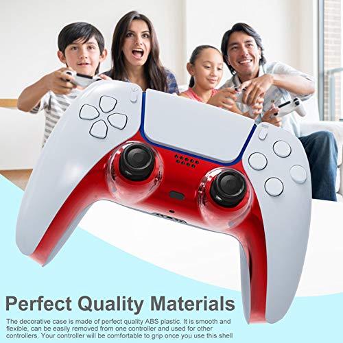Yuxinkang DIY Replacement Decorative Trim Shell For Controller, Controller Face Plates Replacement For PS5, Chrome Clip Shell For PS5 Controller, Plates Cover For PS5 Controller