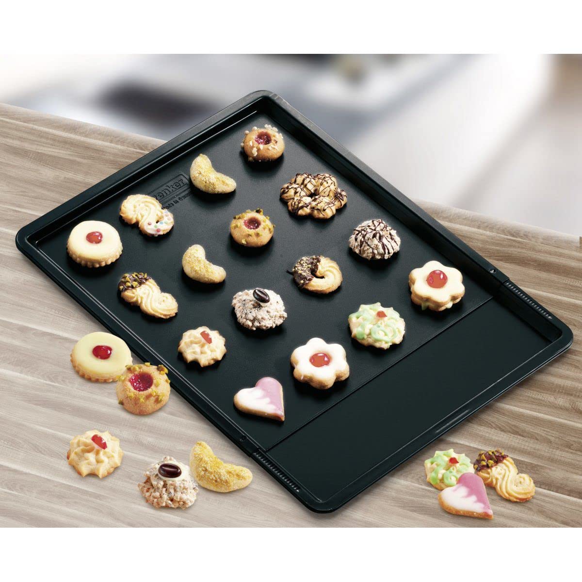 Zenker Expandable Cookie Pan, Nonstick, 14-1/2-Inch to 20-1/2-Inch