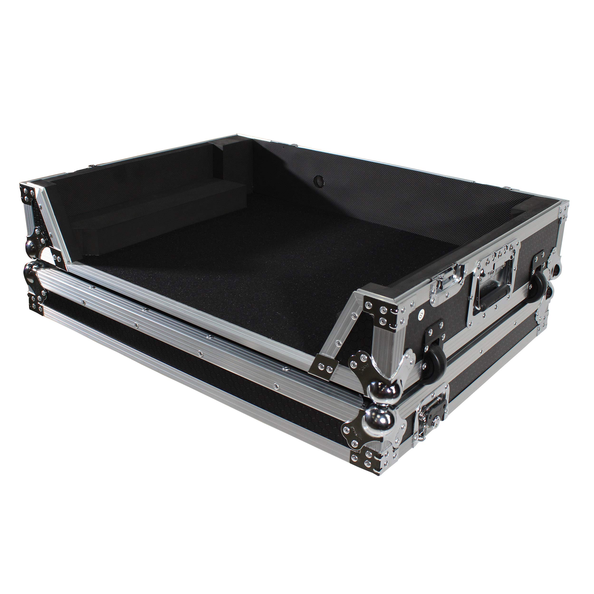 ProX XS-PRIME4 W ATA Flight Case For Denon PRIME 4 DJ Controller with 1U Rack Space and Wheels