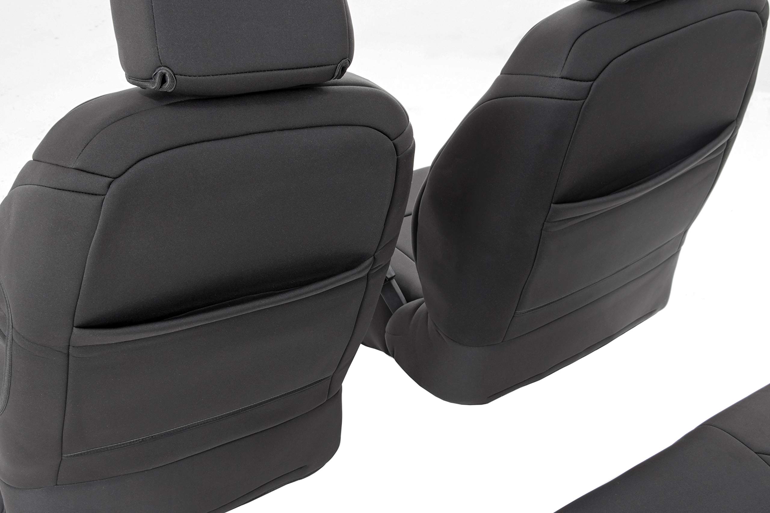 Rough Country Neoprene Seat Covers for 18-22 Jeep Wrangler JL | 2-Door - 91020, Black
