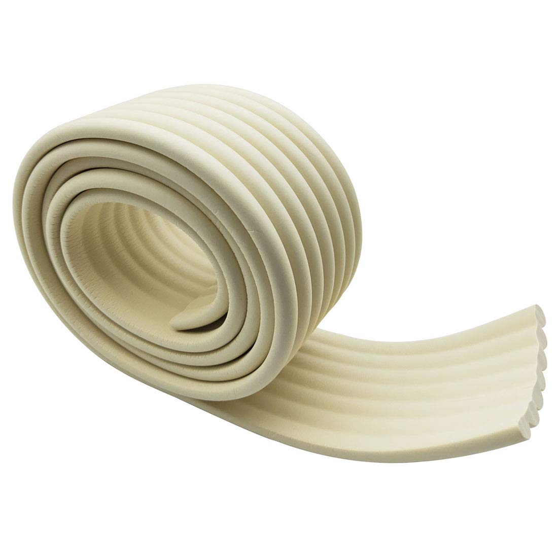 Sipery Furniture Edge and Corner Guards 6.56Ft Length, Multifunctional Child Safety Edge Guard Bumper Table Sharp Edges Protector, Beige